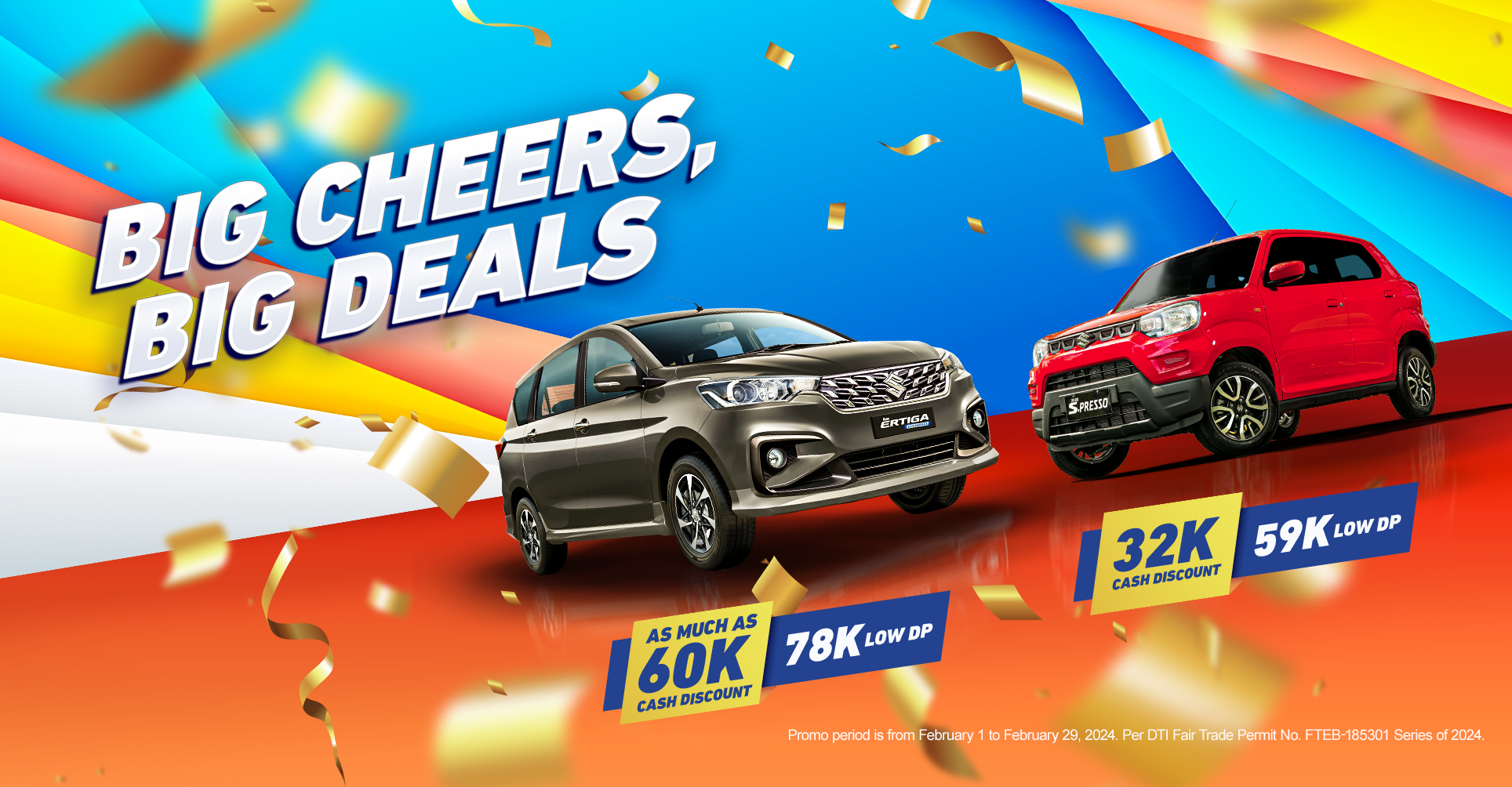 BIG CHEERS, BIG DEALS PROMO EXTENDED!